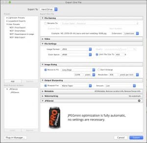 Lightroom Export Settings in 2025 + Image Size Cheat Sheet