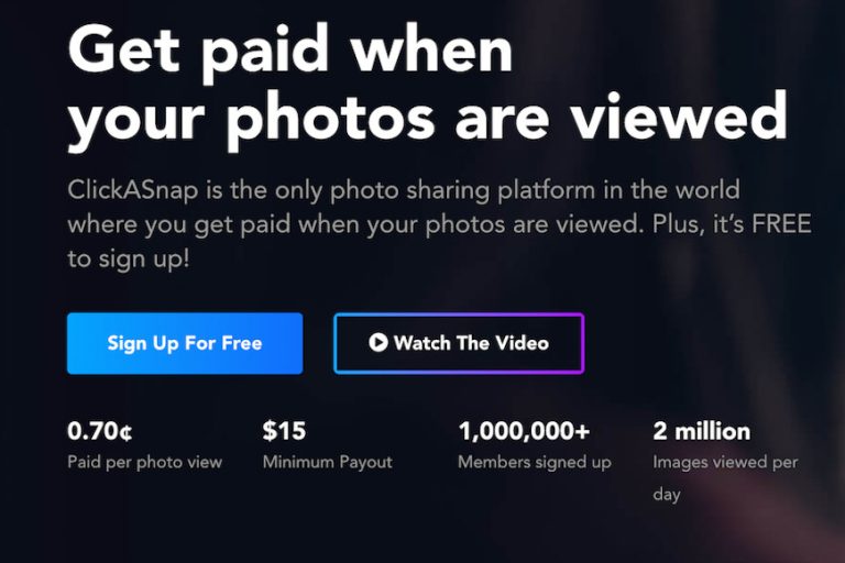 How to Sell Photos & Make Money with ClickASnap (Review & Tips)