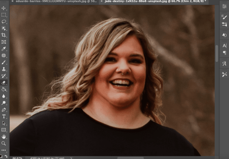 How to Remove a Double Chin with Photoshop