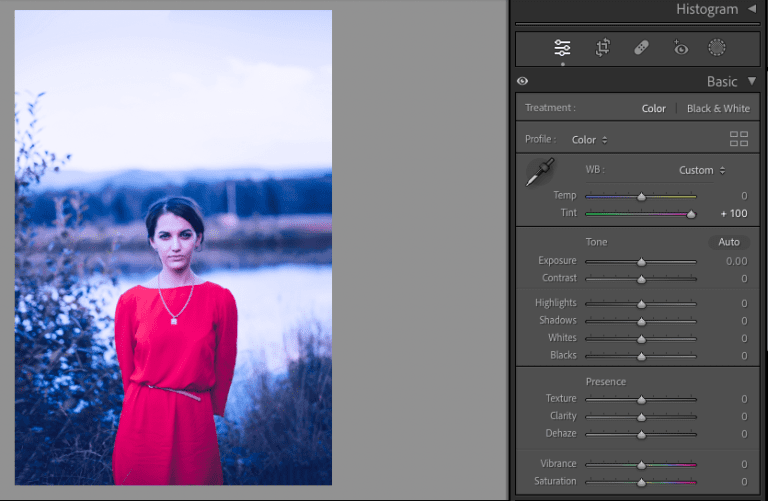 How & When to Use the Tint Slider in Lightroom