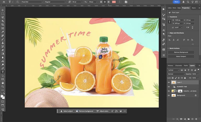 How to Animate PSD Files in Adobe Express