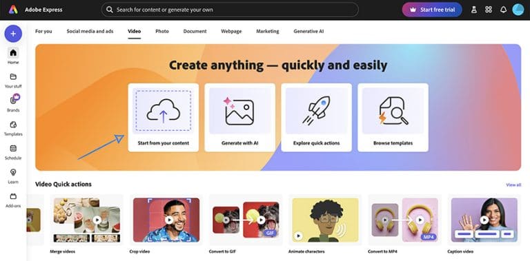 How to Animate PSD Files in Adobe Express
