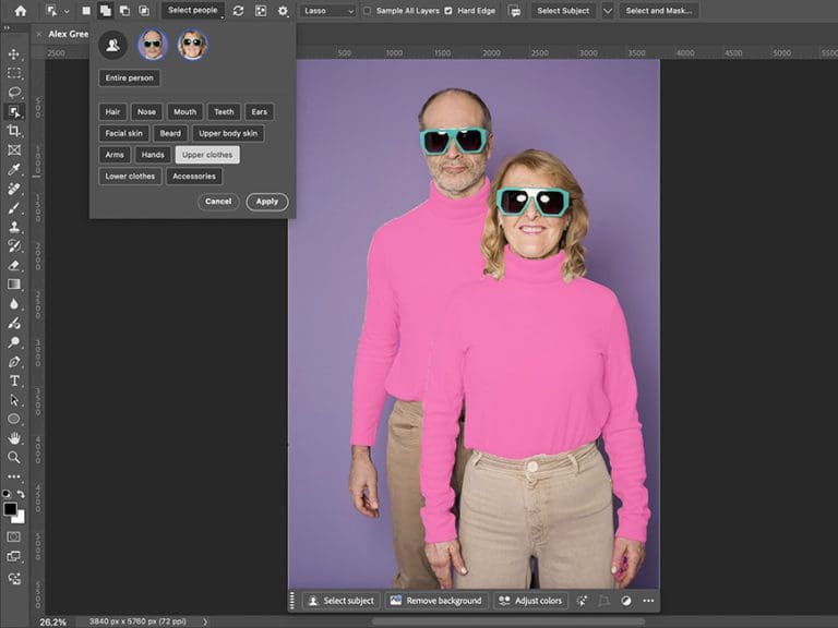 How to Use the New Select People Feature in Photoshop